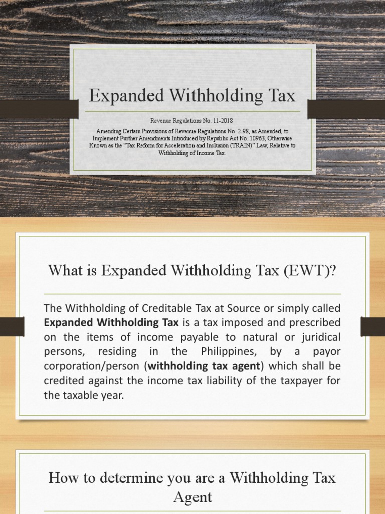 Expanded Withholding Tax Seminar | PDF | Business