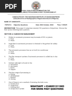MCQ On CT and Mri | PDF | Ct Scan | Magnetic Resonance Imaging