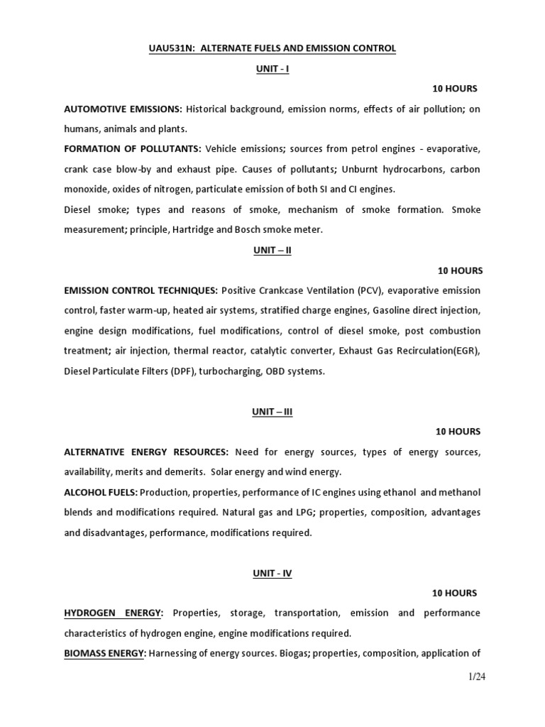 5th Sem Open Electives Syllabi 2023-24 | PDF | Biofuel | Internet Of Things