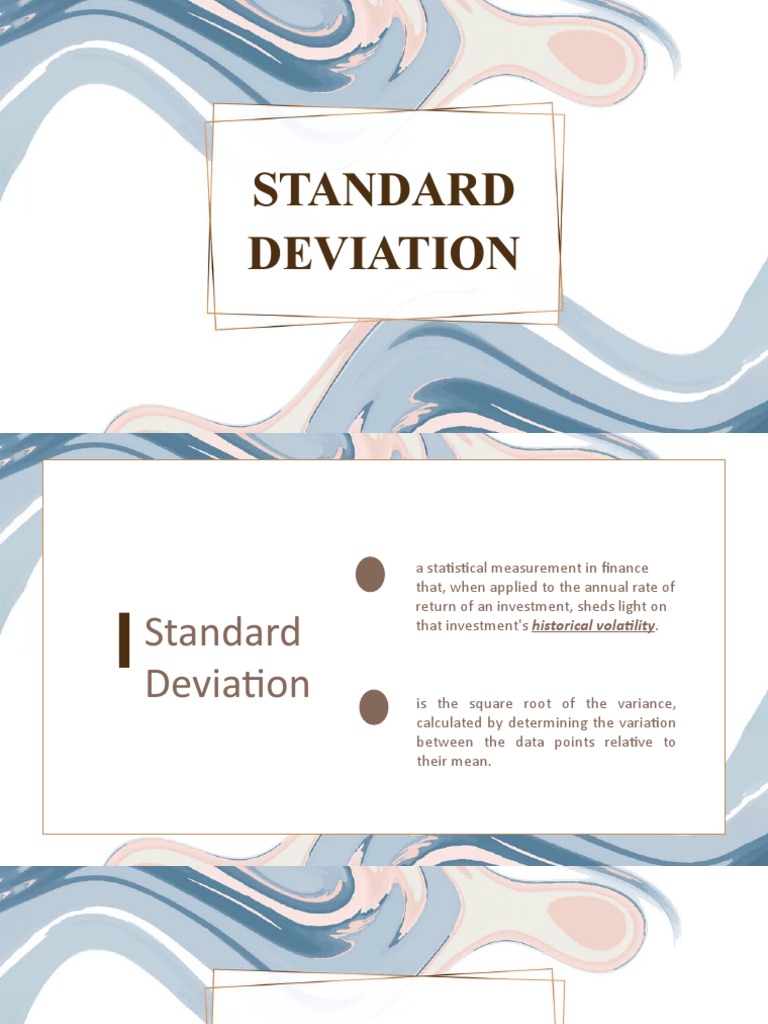 BusFin PPT | PDF | Standard Deviation | Variance