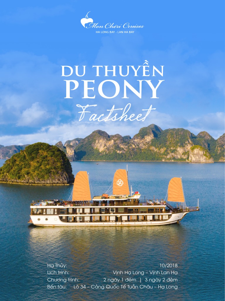 BBG - Peony Cruises Factsheet English | PDF