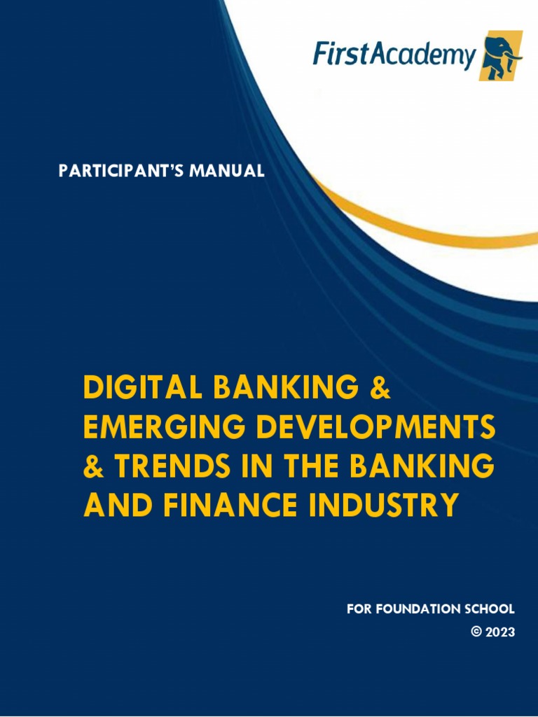 Digital Banking and Emerging Developments FBN FS 2023 | PDF | Credit Card | Stored Value Card