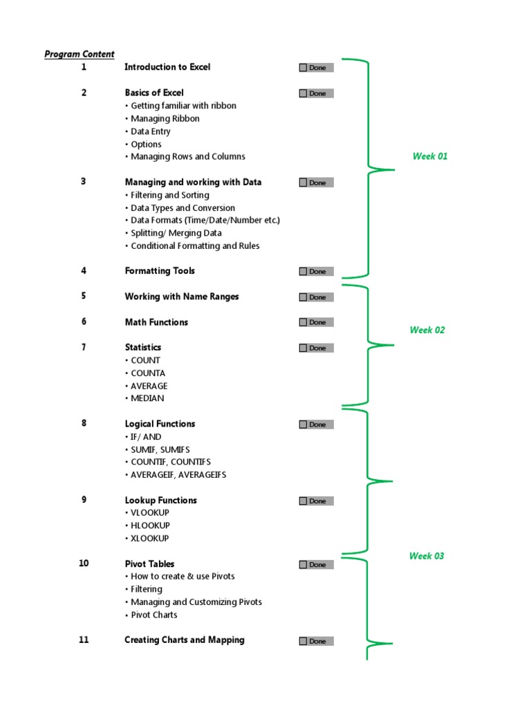 Excel Course | PDF | Refrigerator | Microsoft Excel