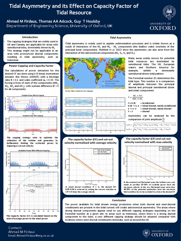 Poster and Abstract | PDF | Tide | Asymmetry