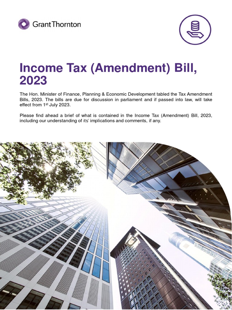 All Proposed Amendments Bills 2023 | PDF | Capital Gains Tax | Taxes