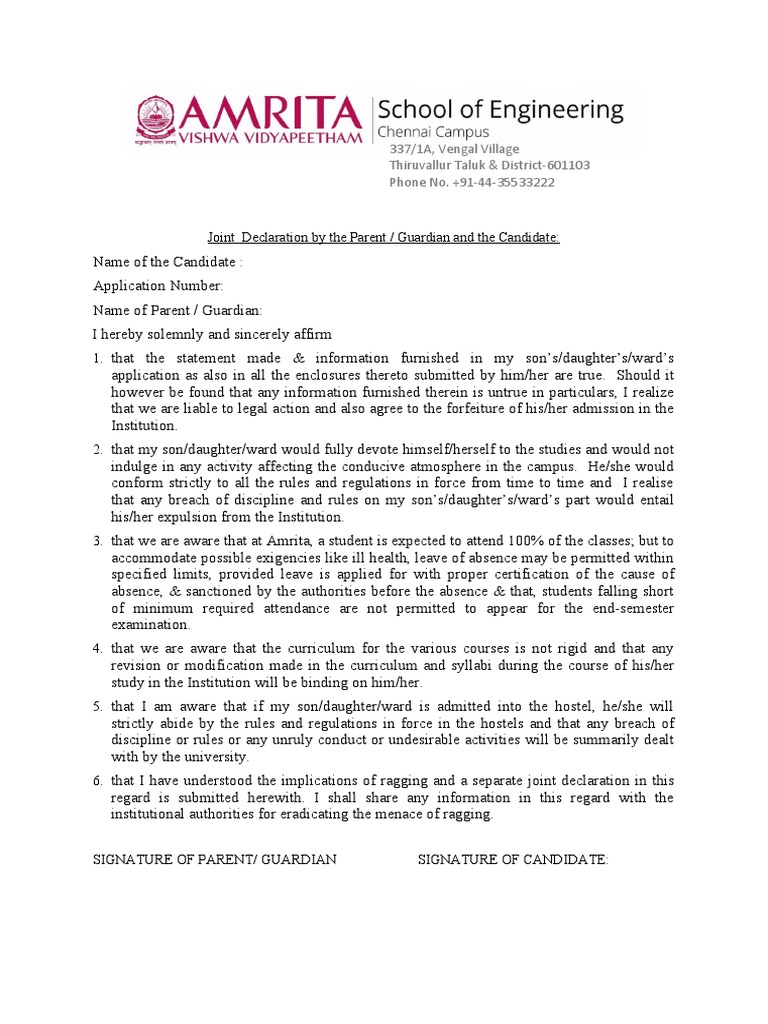 Joint Undertaking New Students | PDF | Justice | Crime & Violence