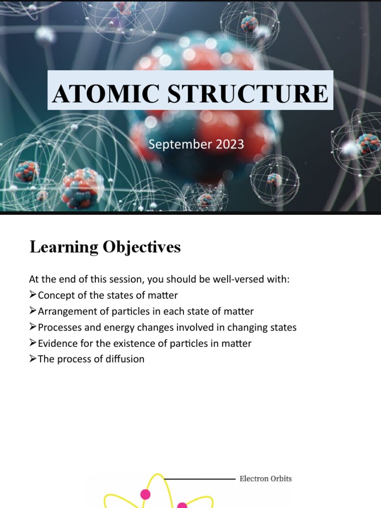 Atomic Structure | Download Free PDF | Gases | Phase (Matter)