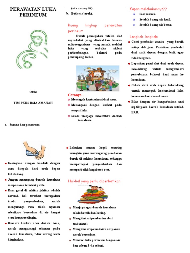 Leaflet Perawatan Perineum | PDF