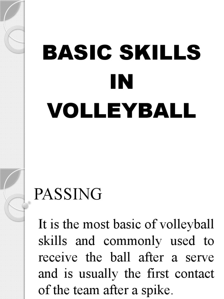 LESSON 2 (Volleyball Skills) | PDF