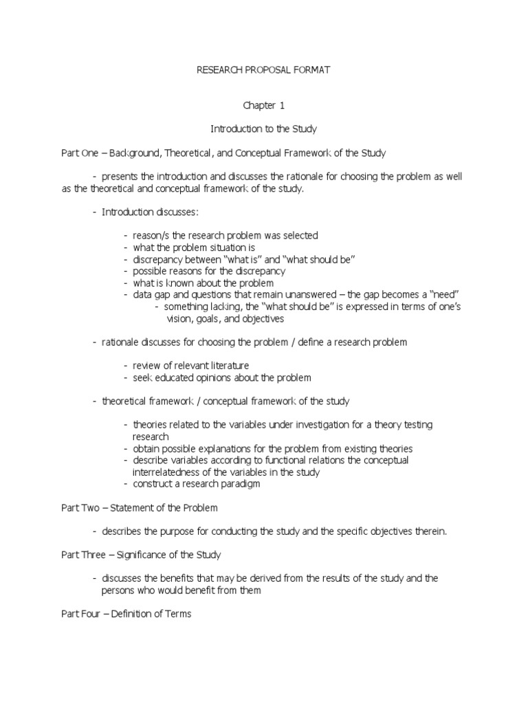 Research Proposal-Format | PDF | Methodology | Statistics