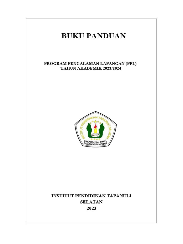 Panduan Buku Ppl 2023 2024 Pdf
