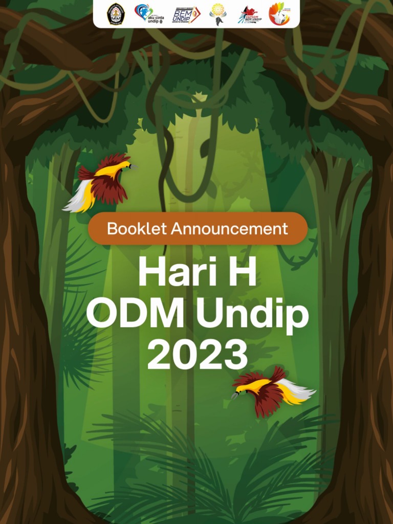 ' 467379732787757329 - Booklet Announcement Hari H ODM Undip 2023 | PDF