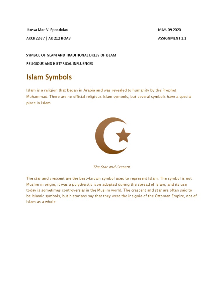 Islamic Symbols and Traditional Dress Guide | PDF | Hijab | Dress Codes