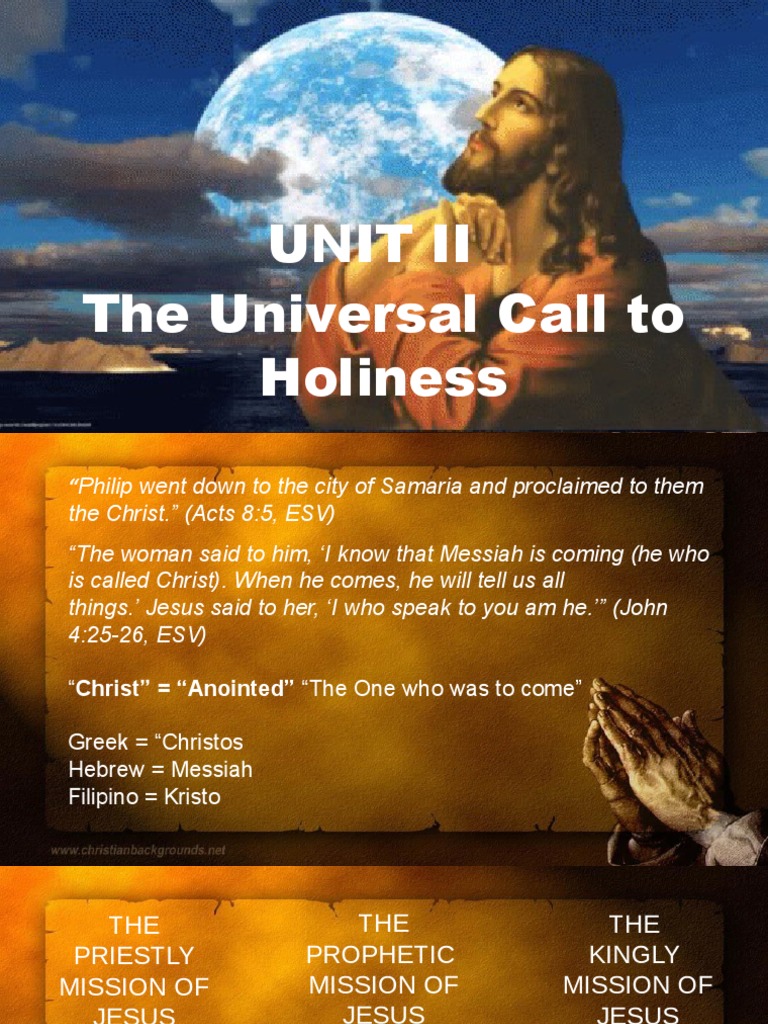 Jesus' Priestly, Prophetic, Kingly Roles | PDF | Jesus | Prophet