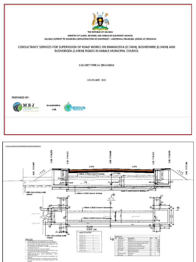 Kabale Culvert Typicals | PDF | Building Engineering | Civil Engineering