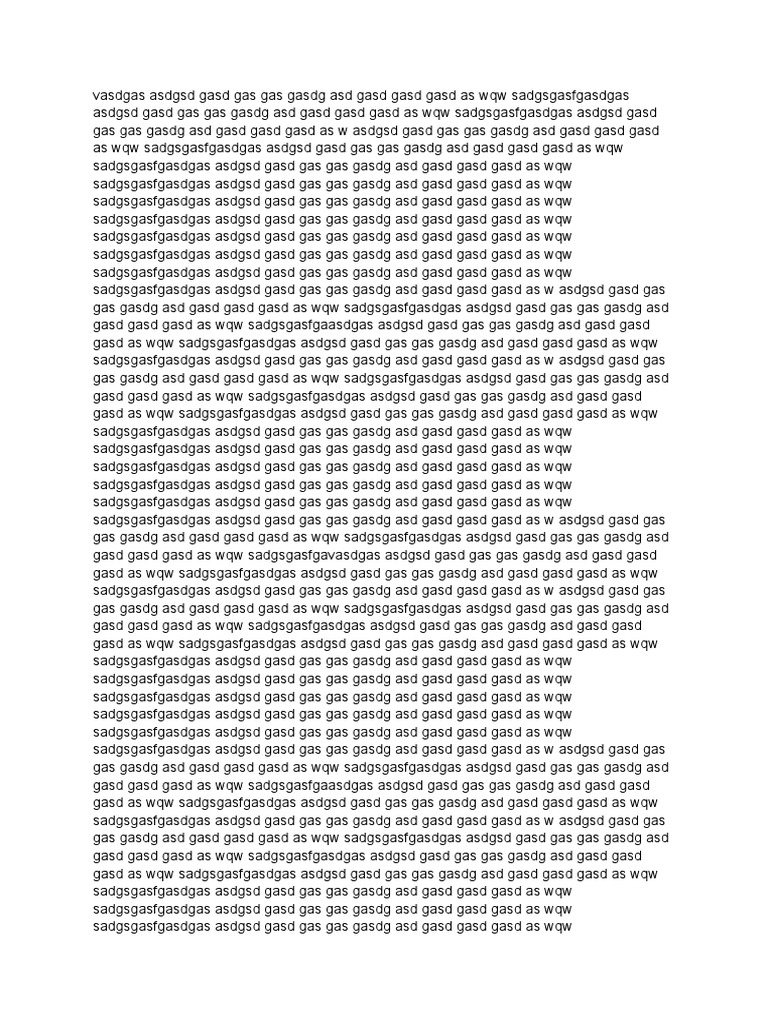 Repetitive Text Analysis Document | PDF