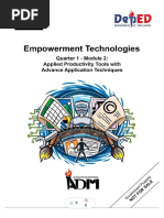 WEEK 1 TLE9 - Q1 - Mod1 - Introduction To Computer v2 | PDF | Laptop | Input/Output