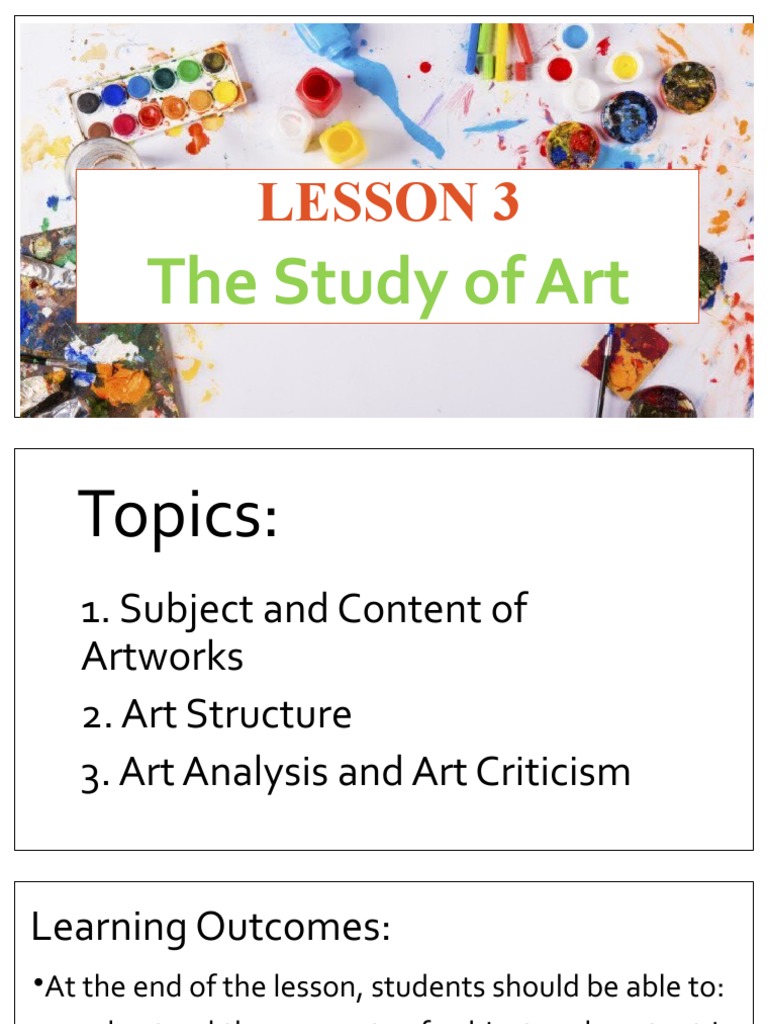 Art Appreciation: Subject, Content, Structure | PDF | Abstract Art ...
