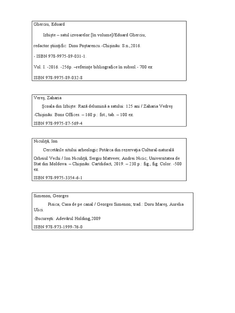 Descrierea CIP | PDF