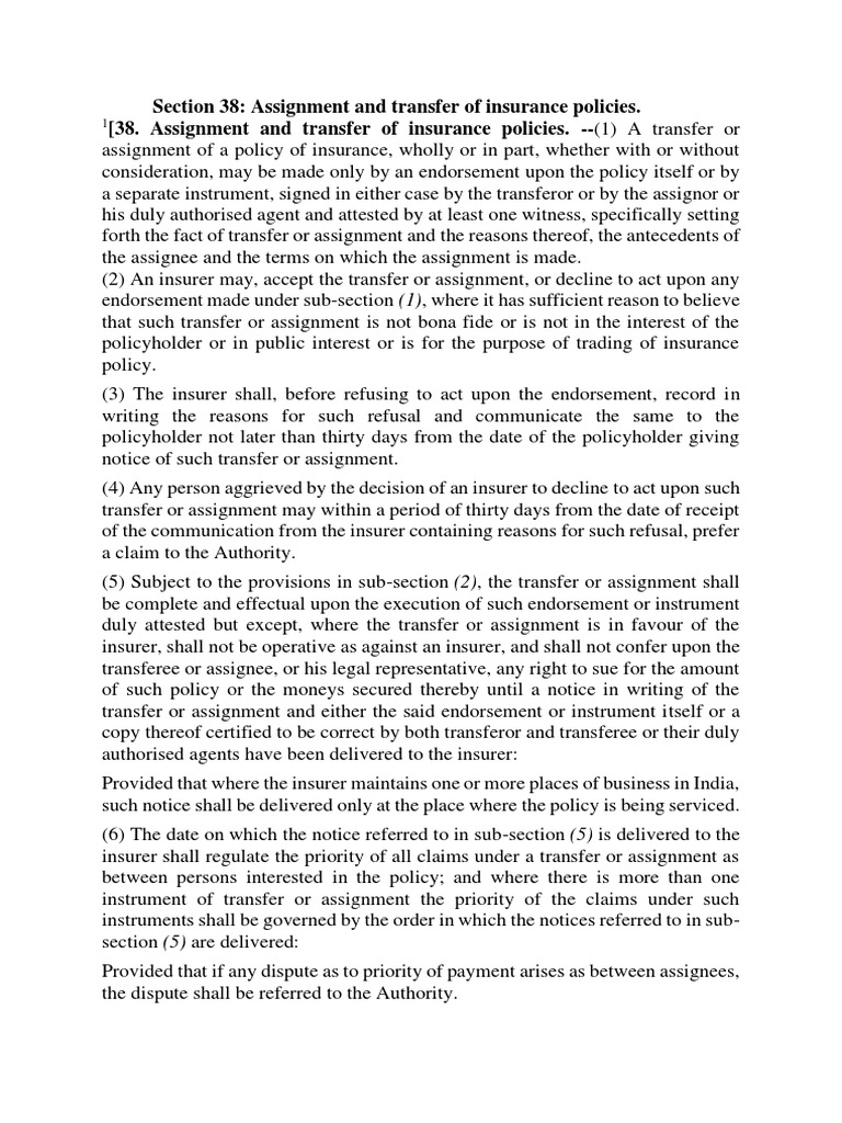 Assignment & Subrogatio of Insurance | PDF | Insurance | Subrogation