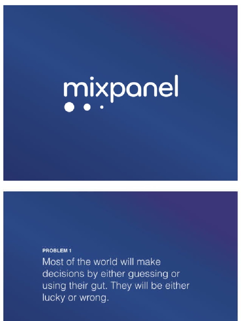 Mixpanel Pitchdeck | PDF