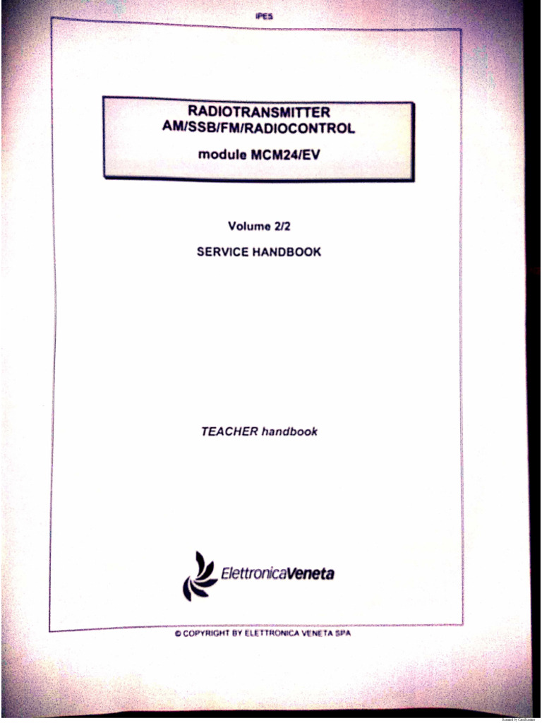 MCM 24 EV Transmitter Manual | PDF