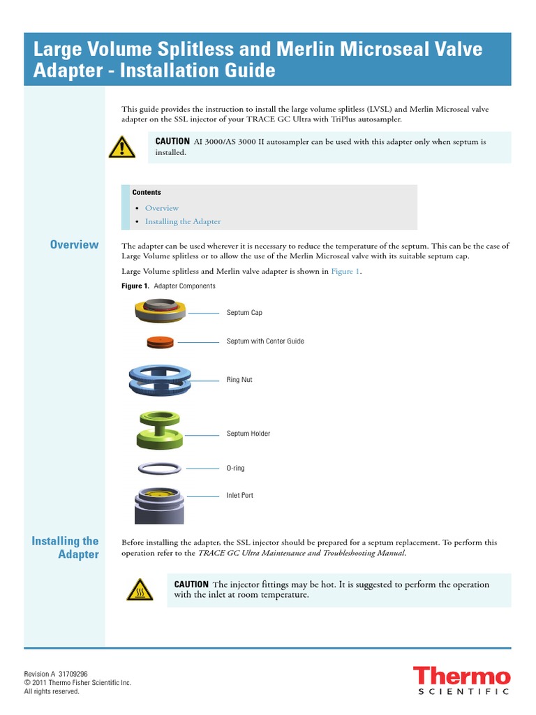 (Rev. A) LVSL& Merlin Valve Adapter | PDF | Valve | Machines
