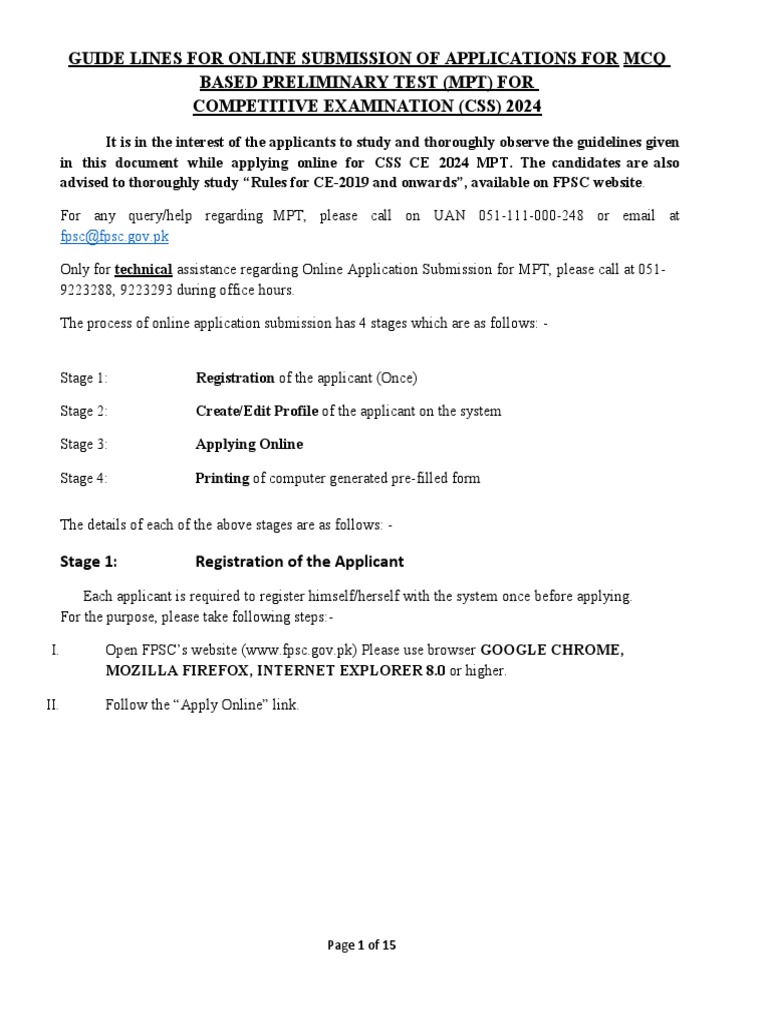 Guidelines of Css | PDF
