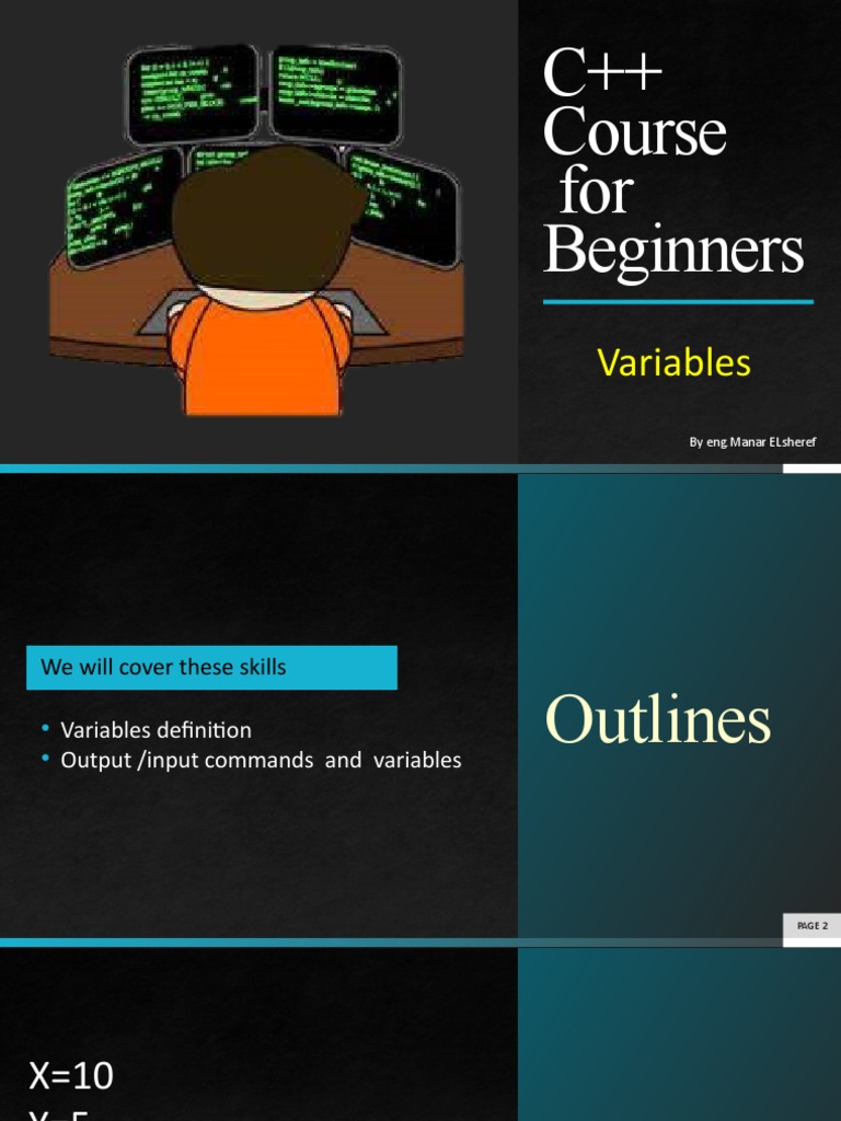 Variables | PDF | Integer (Computer Science) | Data Type Variables | PDF | Integer (Computer Science) | Data Type