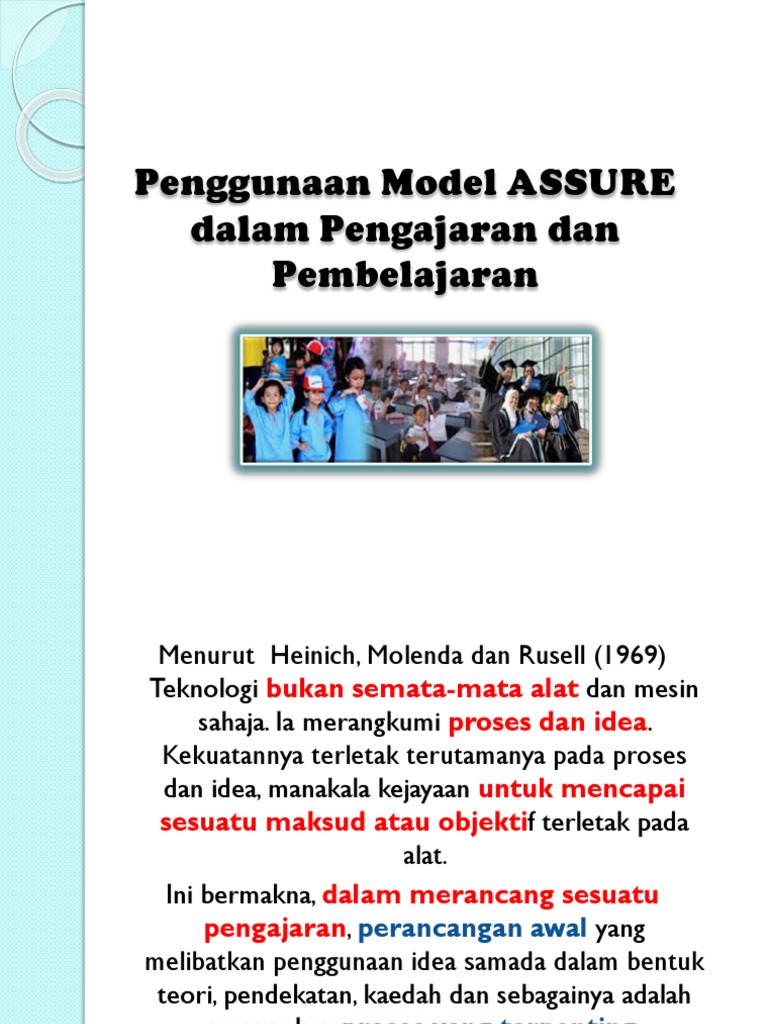 Kuliah 4 Model ASSURE | PDF