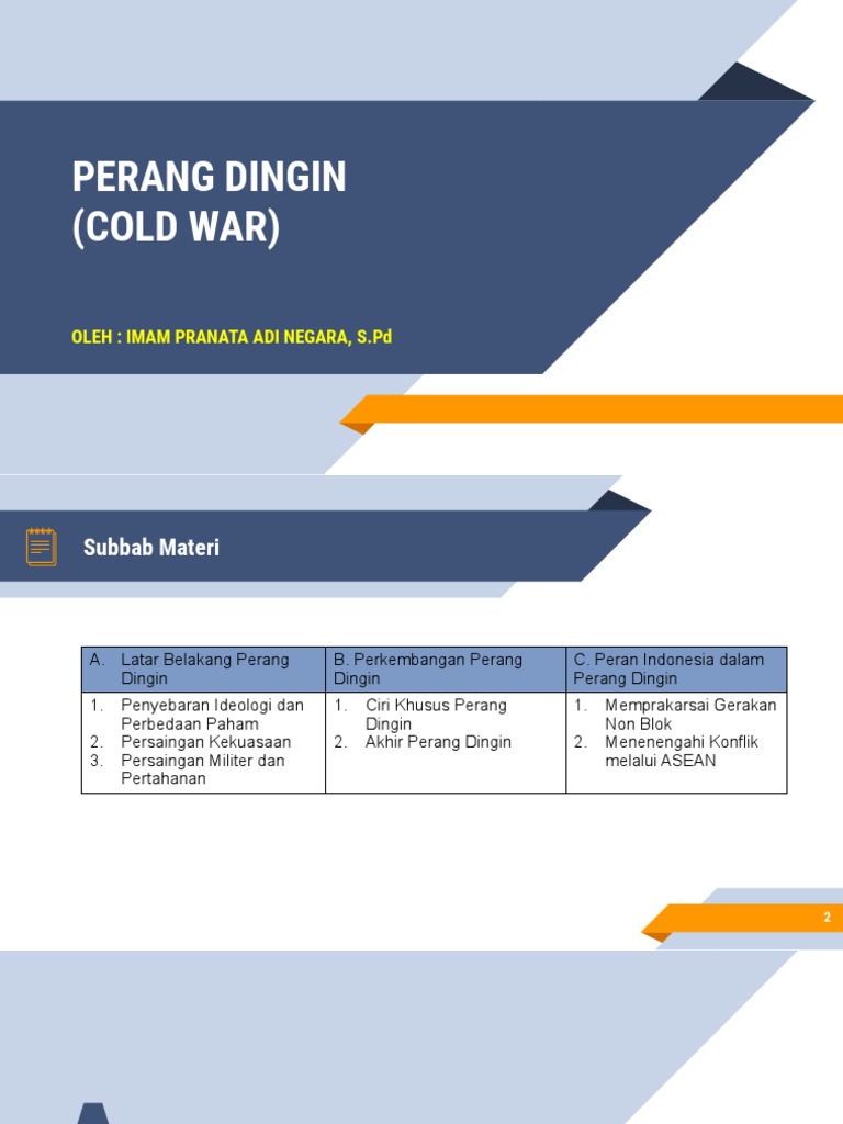Sejarah Peminatan Kelas Xii Materi Indonesia Dalam Perang Dingin Pdf