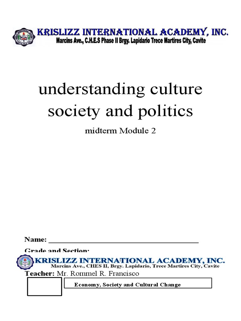 Ucsp Module 2 Midterms | PDF