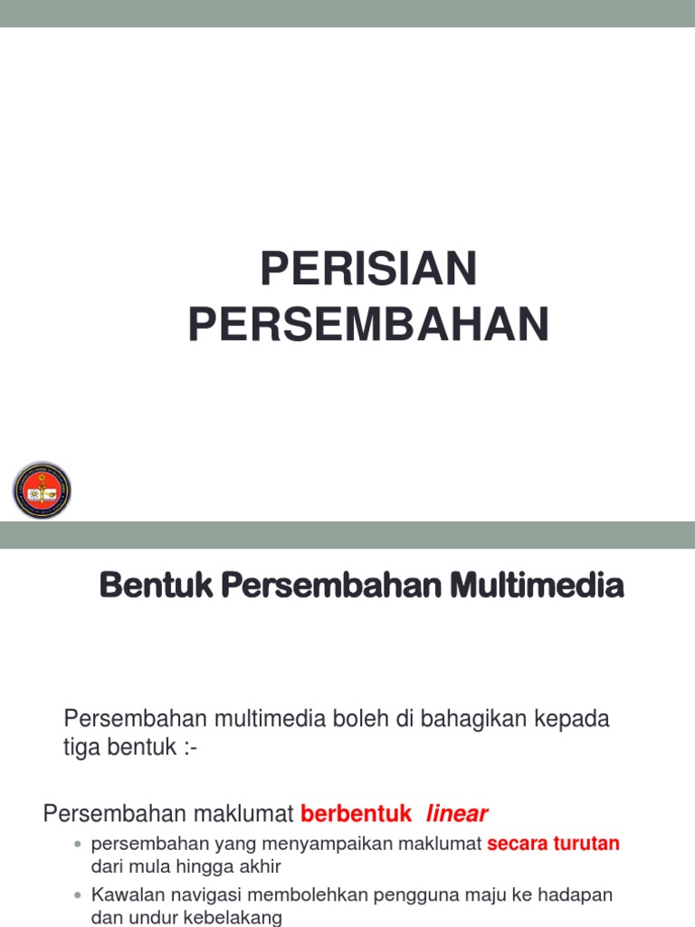 Kuliah 7 Perisian Persembahan | PDF
