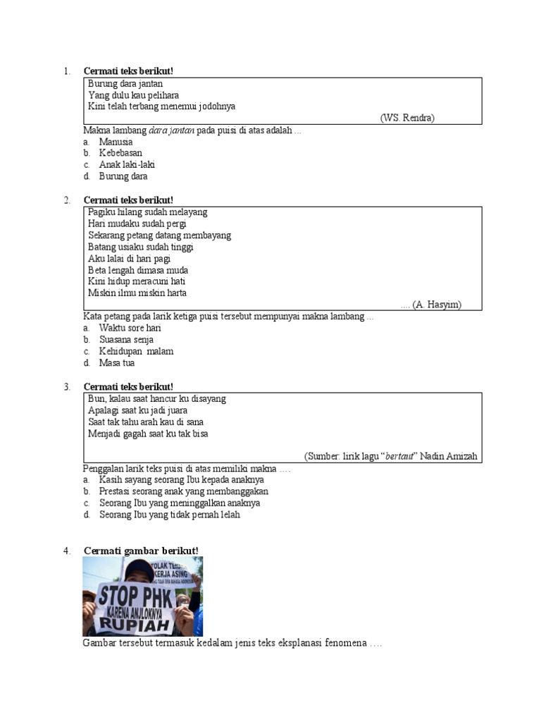 Kisi Kisi Bindo 8 | PDF