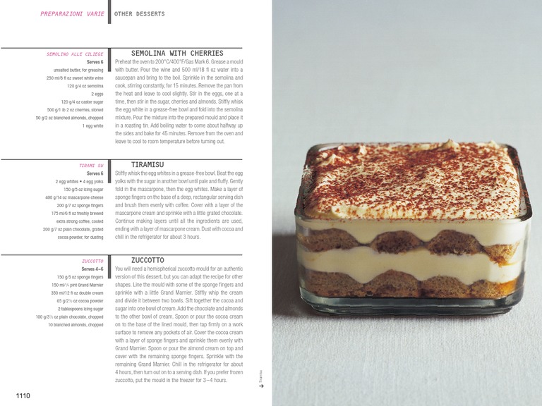 Tiramisu and Other Italian Desserts | PDF | Foods | Cooking
