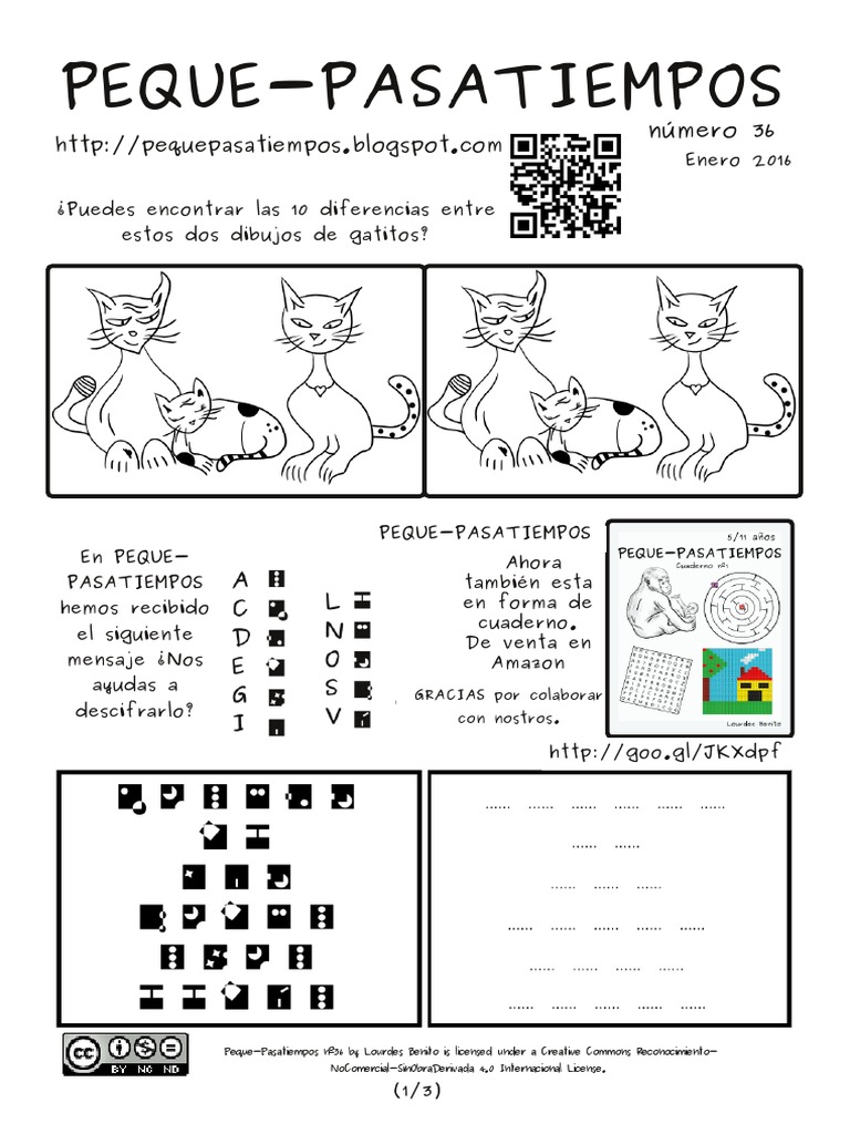 36 Peque Pasatiempos Pdf Arco Iris