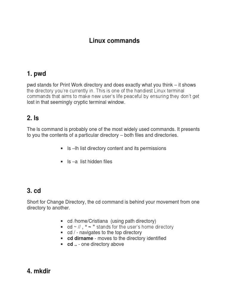 LinuxCommands | PDF