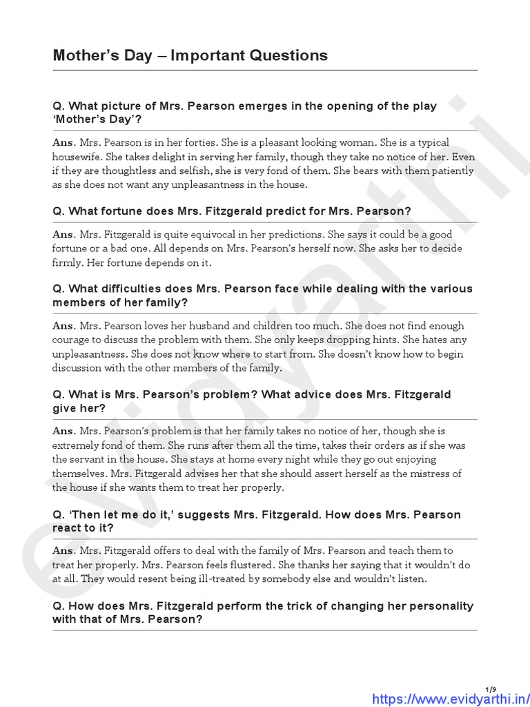 Class 11 Chapter 5 English Snapshots Important Questions | PDF ...