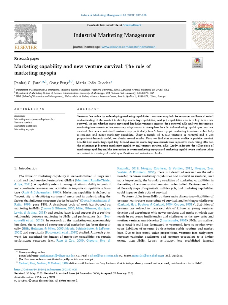 Marketing Capability | PDF | Marketing | Corporate Social Responsibility