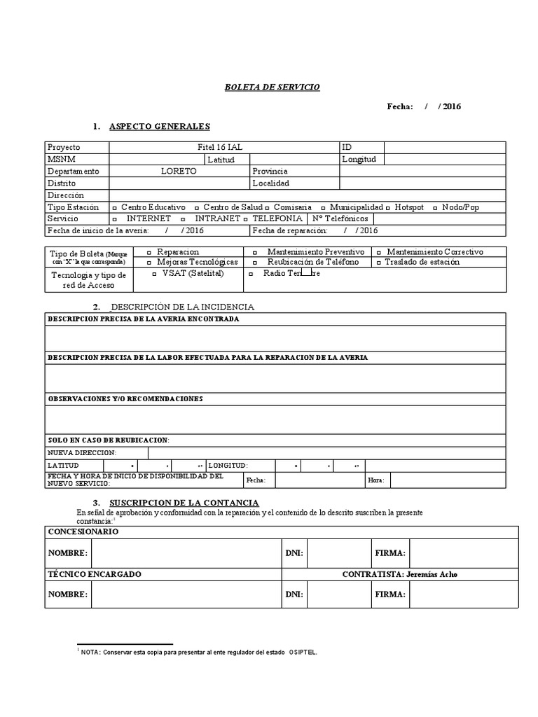 Formato Mantenimiento Preventivo de IAL | PDF | Tecnología de información y comunicaciones ...