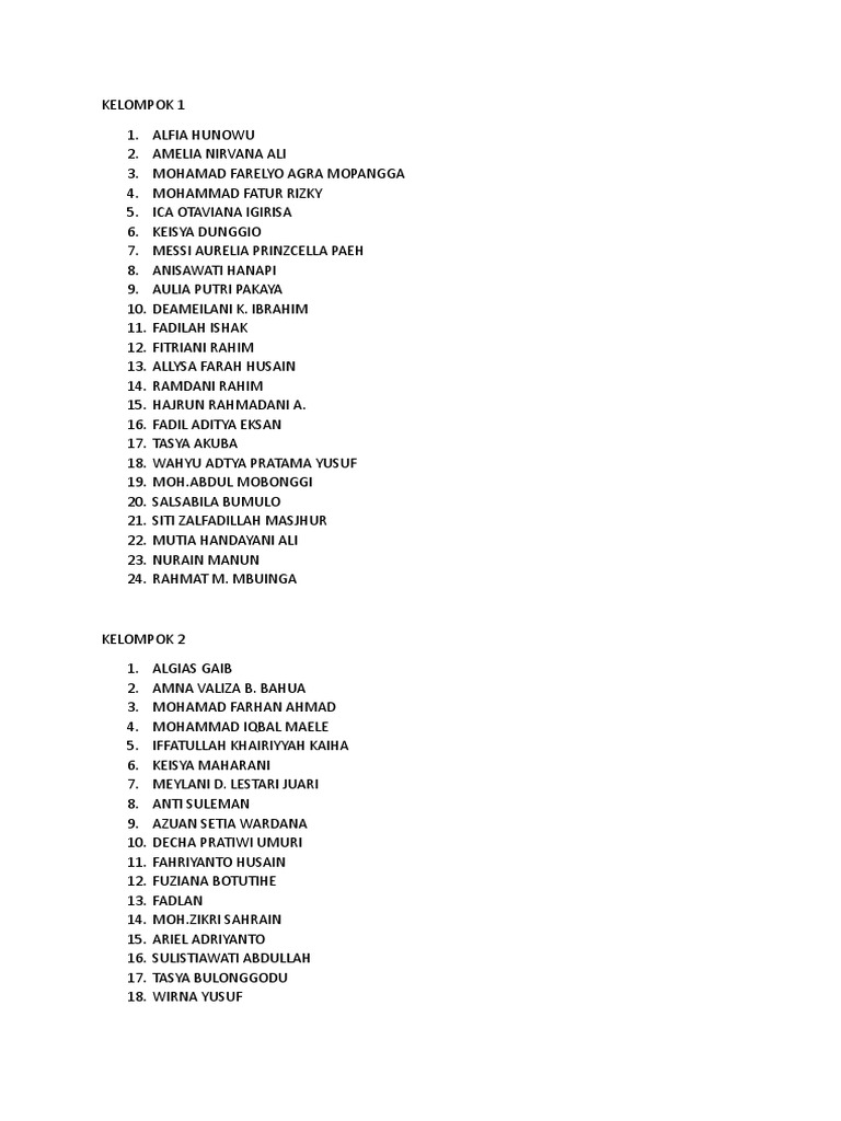 Kelompok Casis | PDF