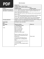 Unit 4 My Body - Lesson 1.2 - Page 27 | PDF | Learning | Linguistics