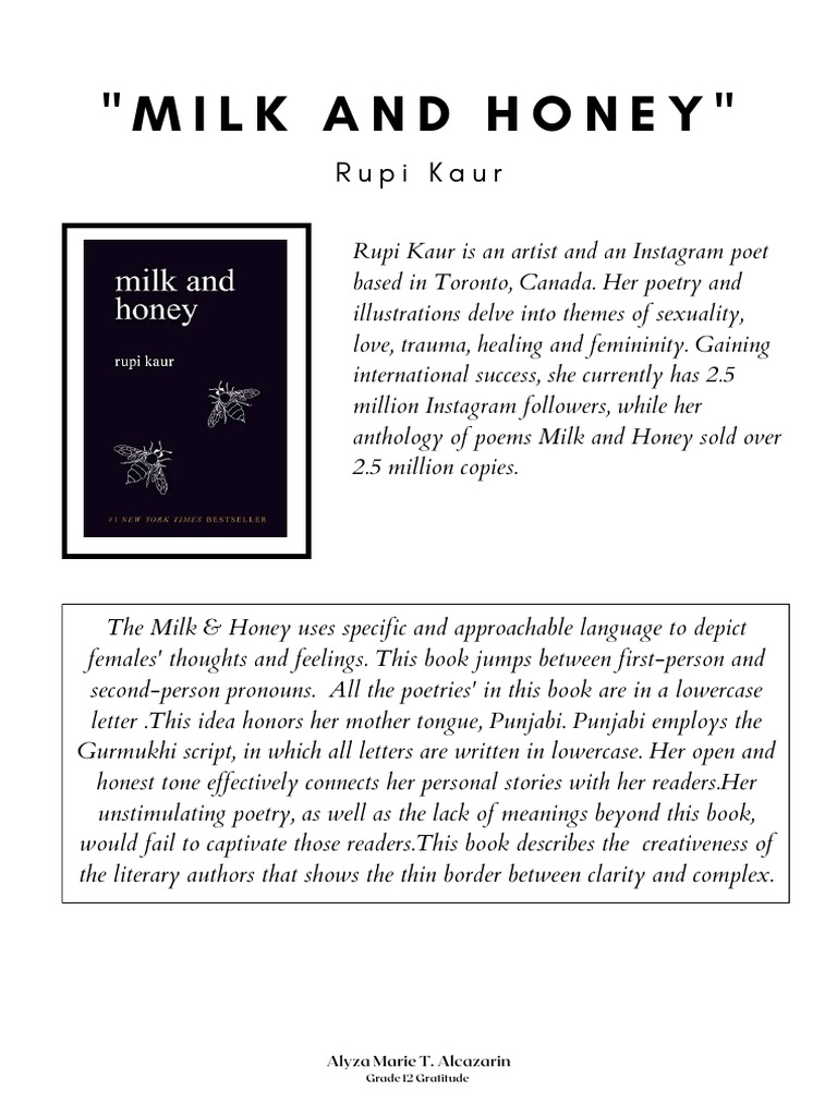 Milk and Honey | PDF