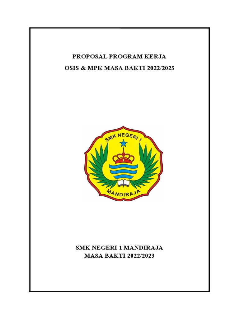 Proposal Proker 2223 Fiks | PDF