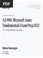 Microsoft Azure AZ 900 Notes | PDF | Cloud Computing | Microsoft Azure