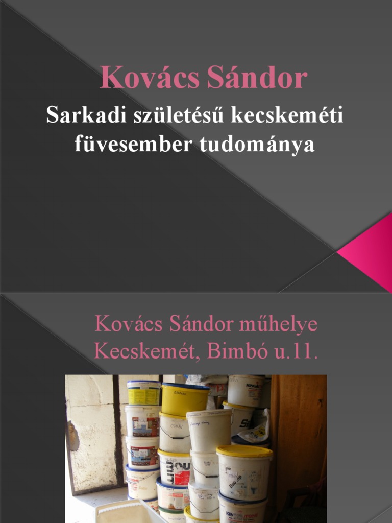 Kovács Sándor Füvesember Tudománya | PDF