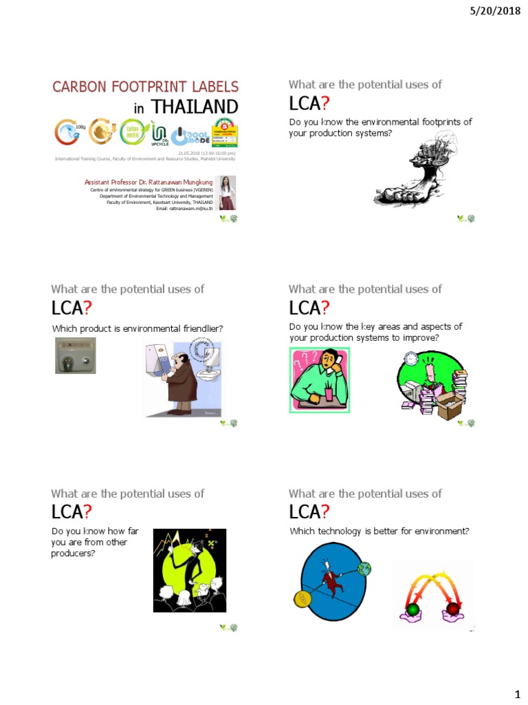 CF Labels in TH - Mahidol 21 May R Mungkung HANDOUT | PDF | Life Cycle ...