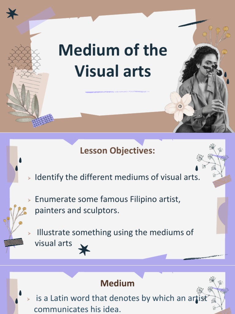 Lesson 3-Medium of The Visual Arts | PDF | Paintings | Oil Painting