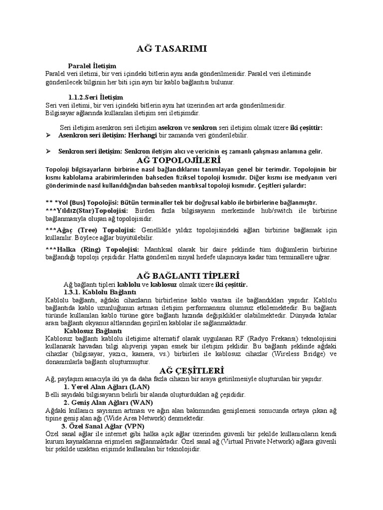 Haberleşme Ders Notları | PDF