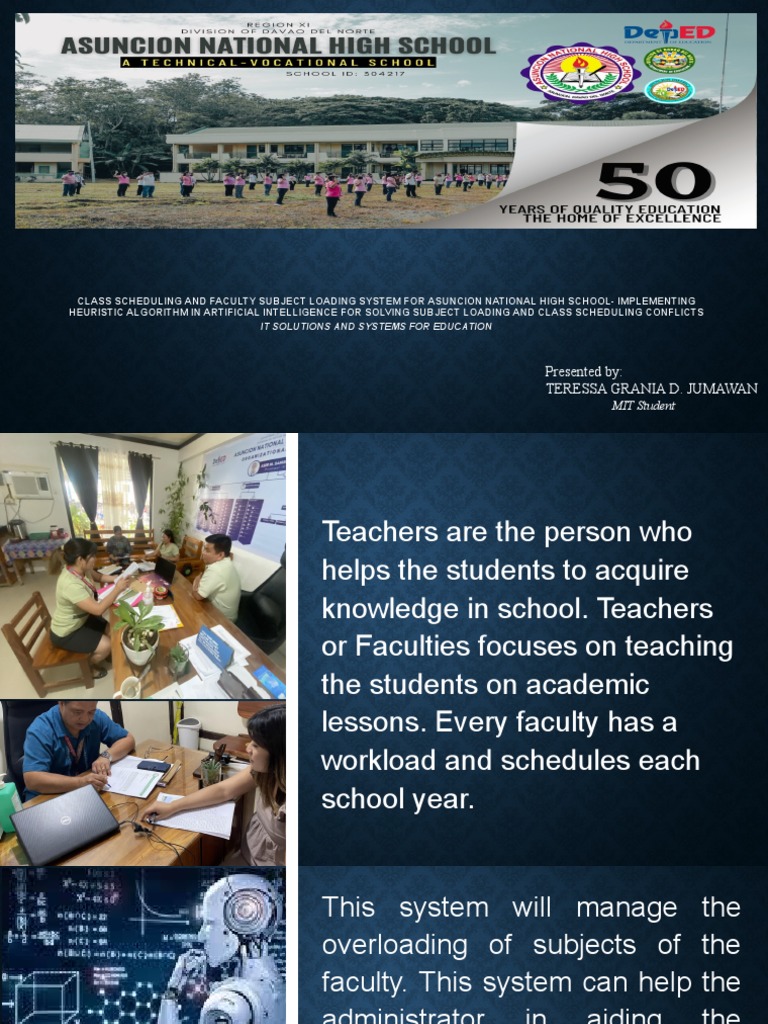 Class scheduling and faculty subject loading system.... | PDF